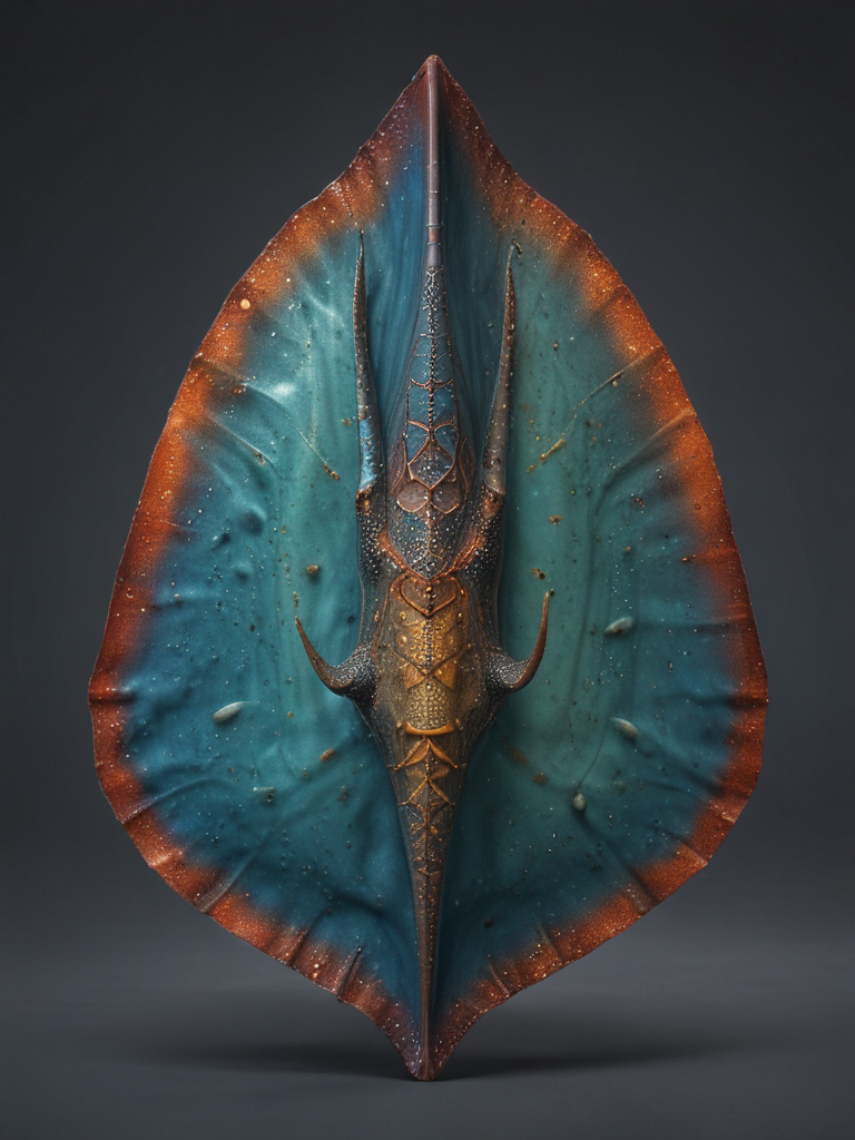 Stunningly Detailed Artwork of a Colorful, Fantastical Sea Creature Design