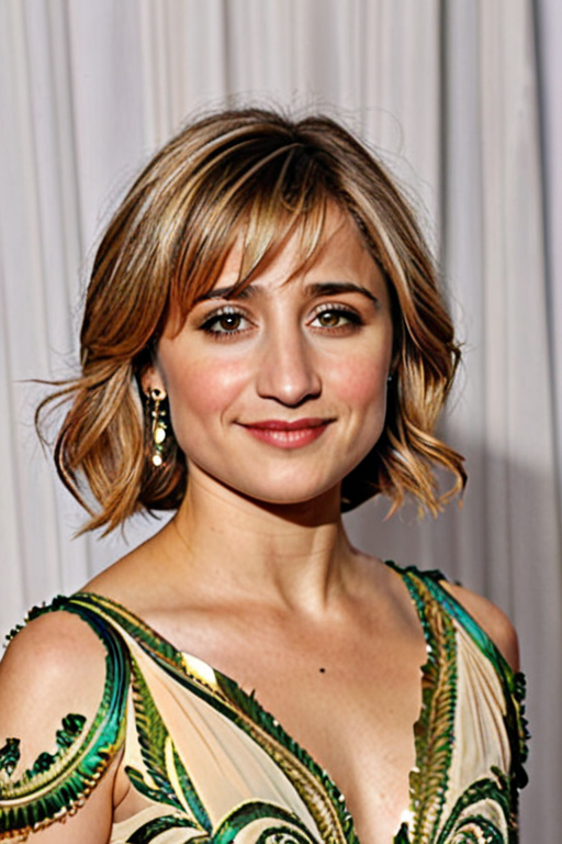 allison mack (no closed up), background masquerade ball
