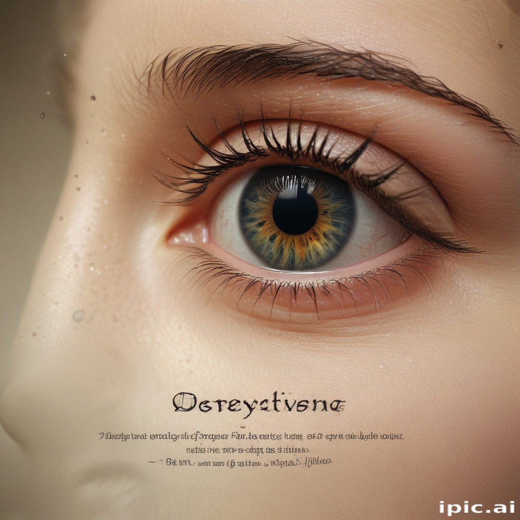 Close-Up of an Intricate Eye with Unique Color Patterns and Details