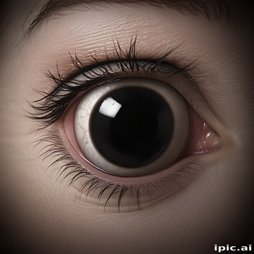Close-Up of a Realistic Human Eye with Intricate Details and Textures