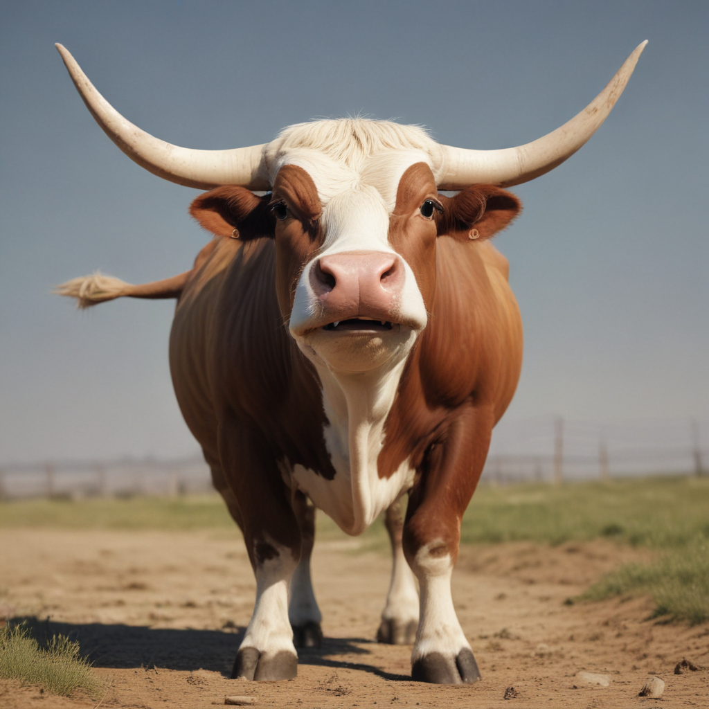 literal piece of shit from a bull animated as a funny cartoon