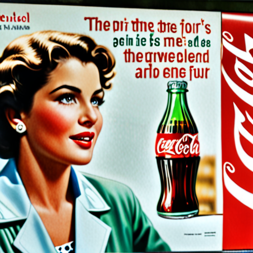 coca-cola poster showing the health issue