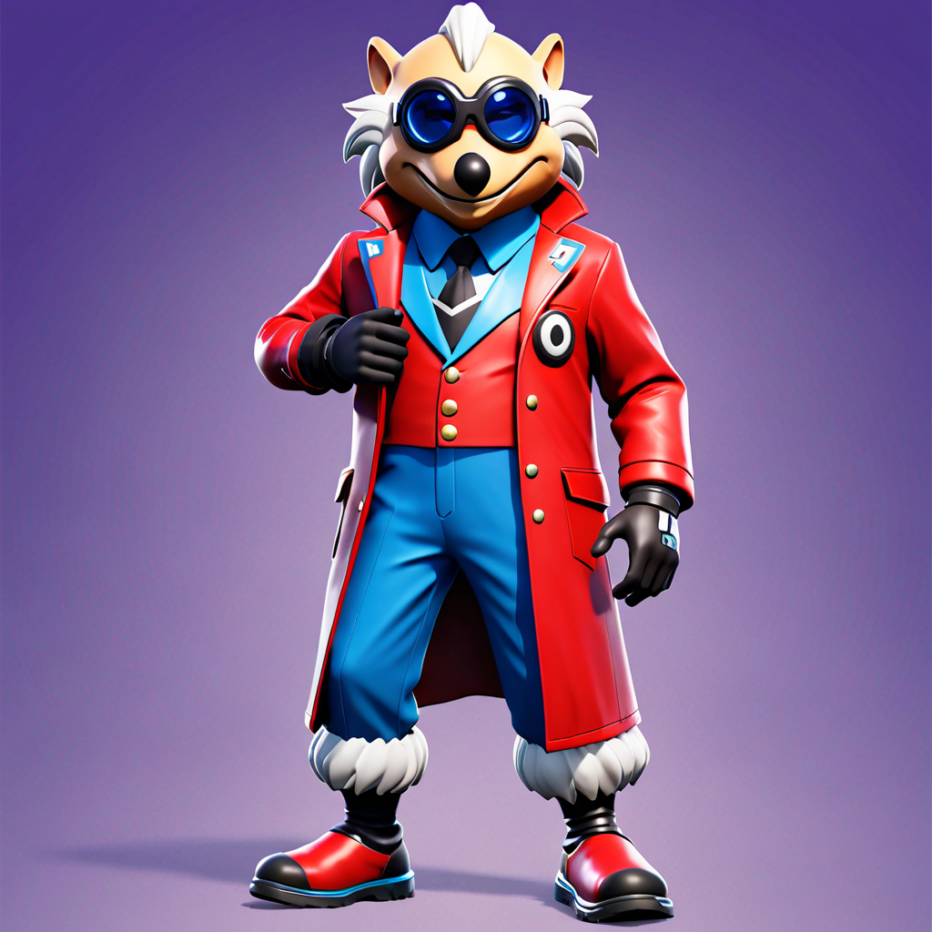 Dr eggman fortnite skin, fortnite style