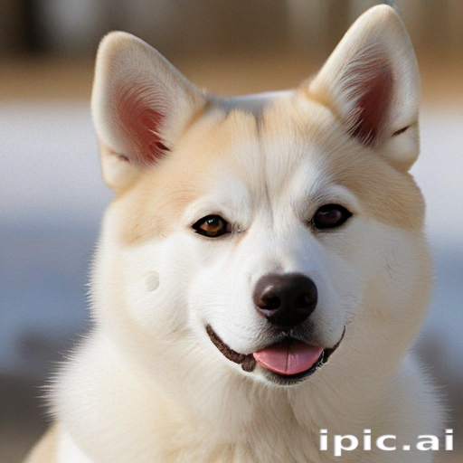 A Joyful and Playful Dog with Soft Fur and Happy Expression