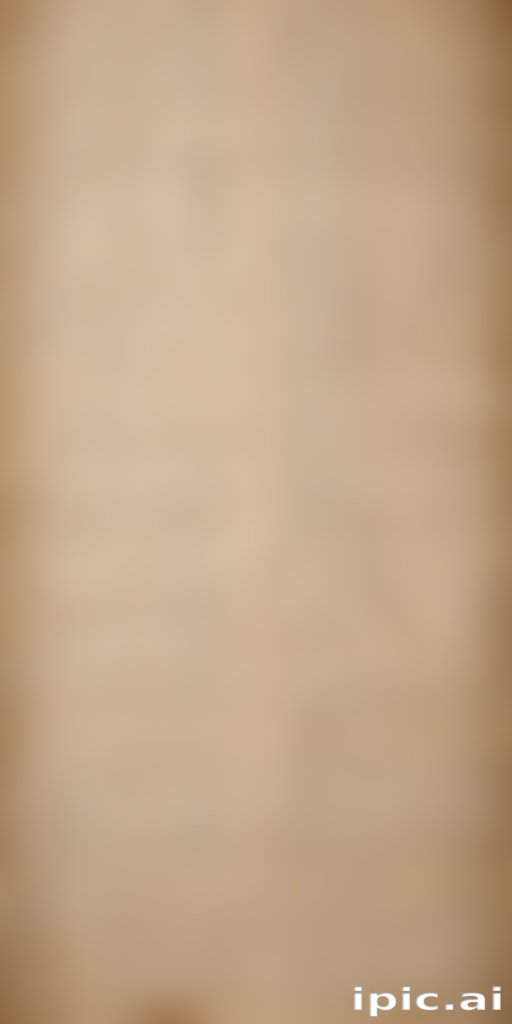 Ancient Scroll with Faded Text Reflecting Historical Significance and ...
