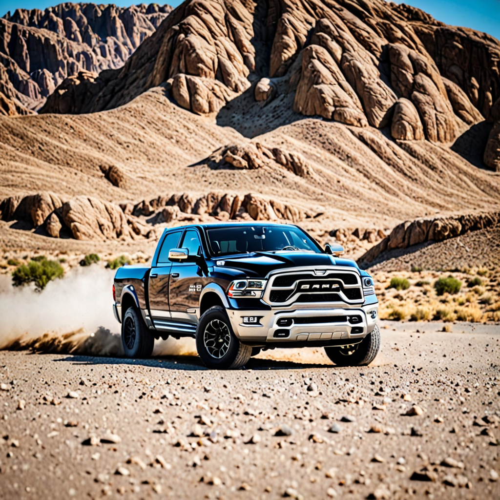 Dodge Ram TRX in the deserts of Iran