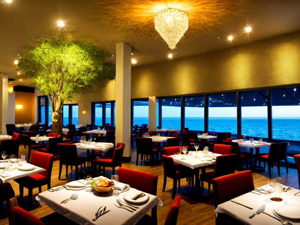 restaurant, beautiful, full of people, restaurant