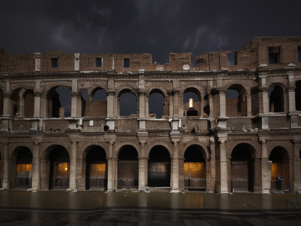 ancient rome architecture epic dark
