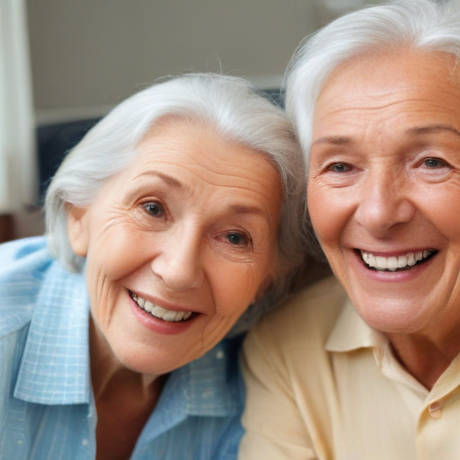 elderly happy people