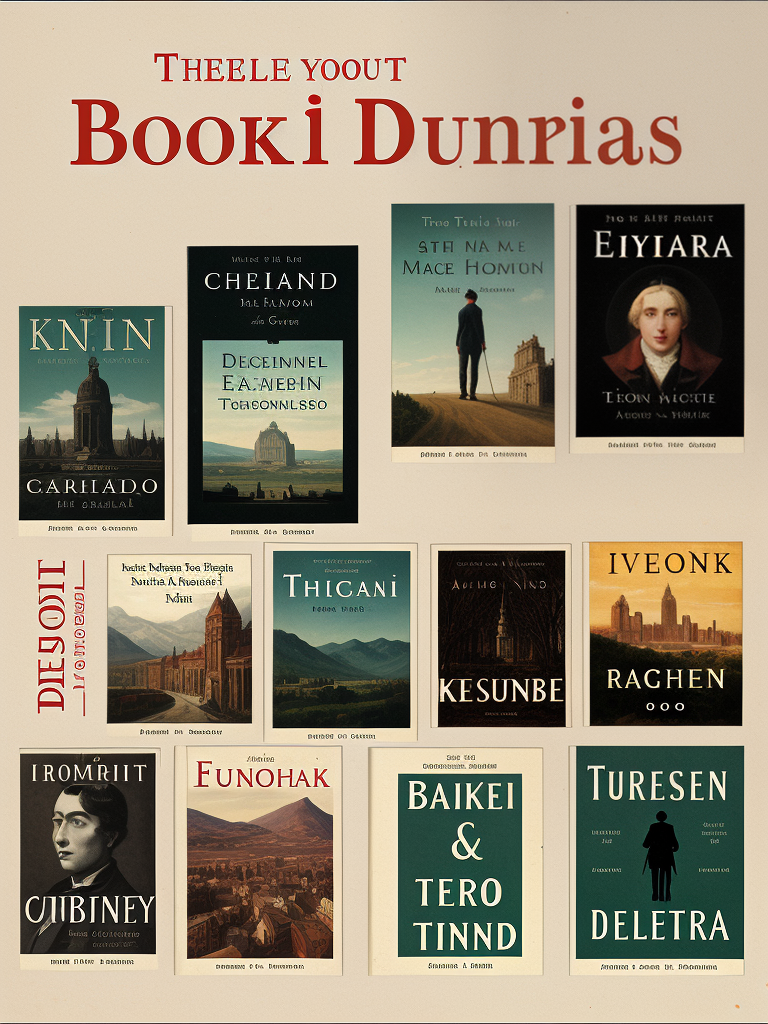 A Diverse Collection of Captivating Book Covers from Various Genres