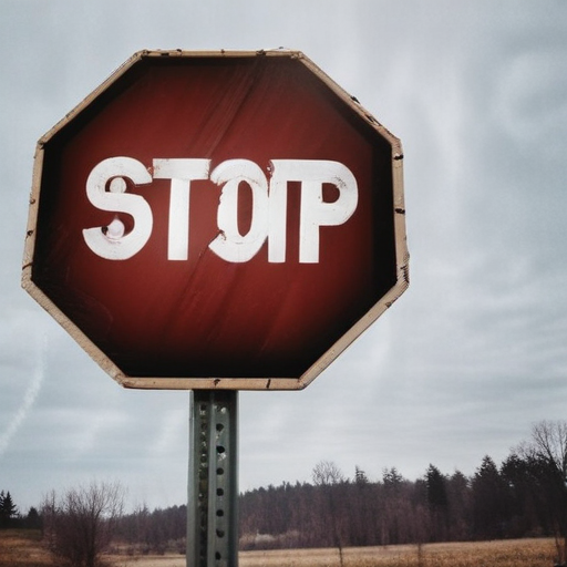 stop sign