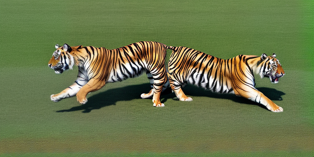 Give me a tiger scene
