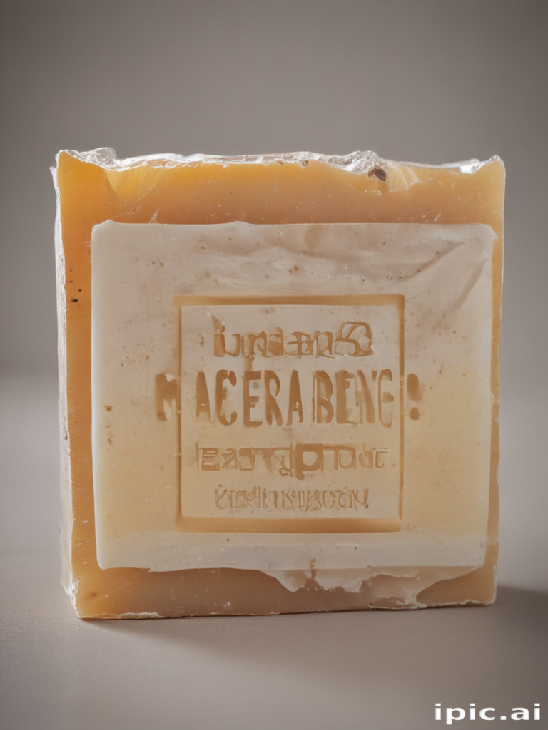 Artisan Soap Bar with Unique Design and Natural Ingredients for Skin Care