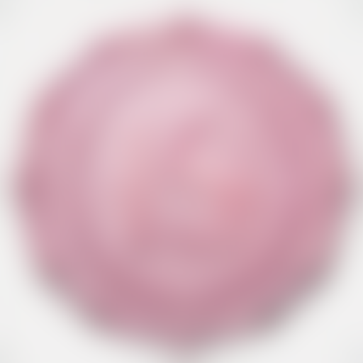 A Soft Pink Circular Design with Subtle Textures and Patterns.