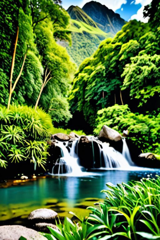 Visuals of lush landscapes, diverse ecosystems and vibrant wildlife