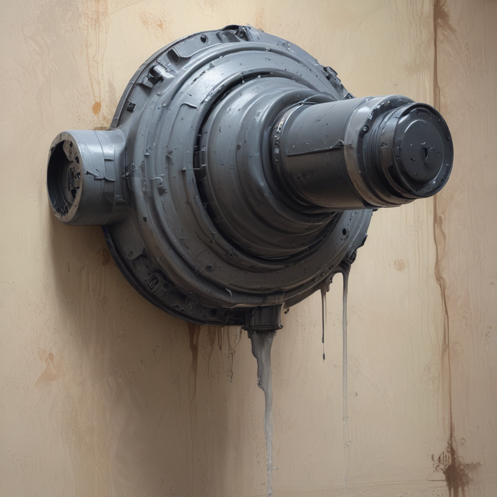 Realistic sci-fi painting of power leak