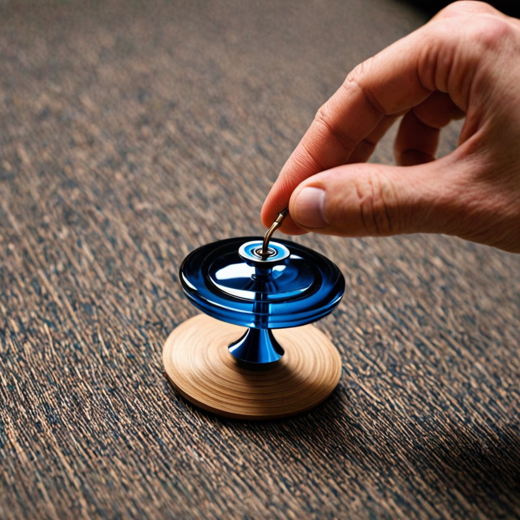 Spinning top like in inception movie