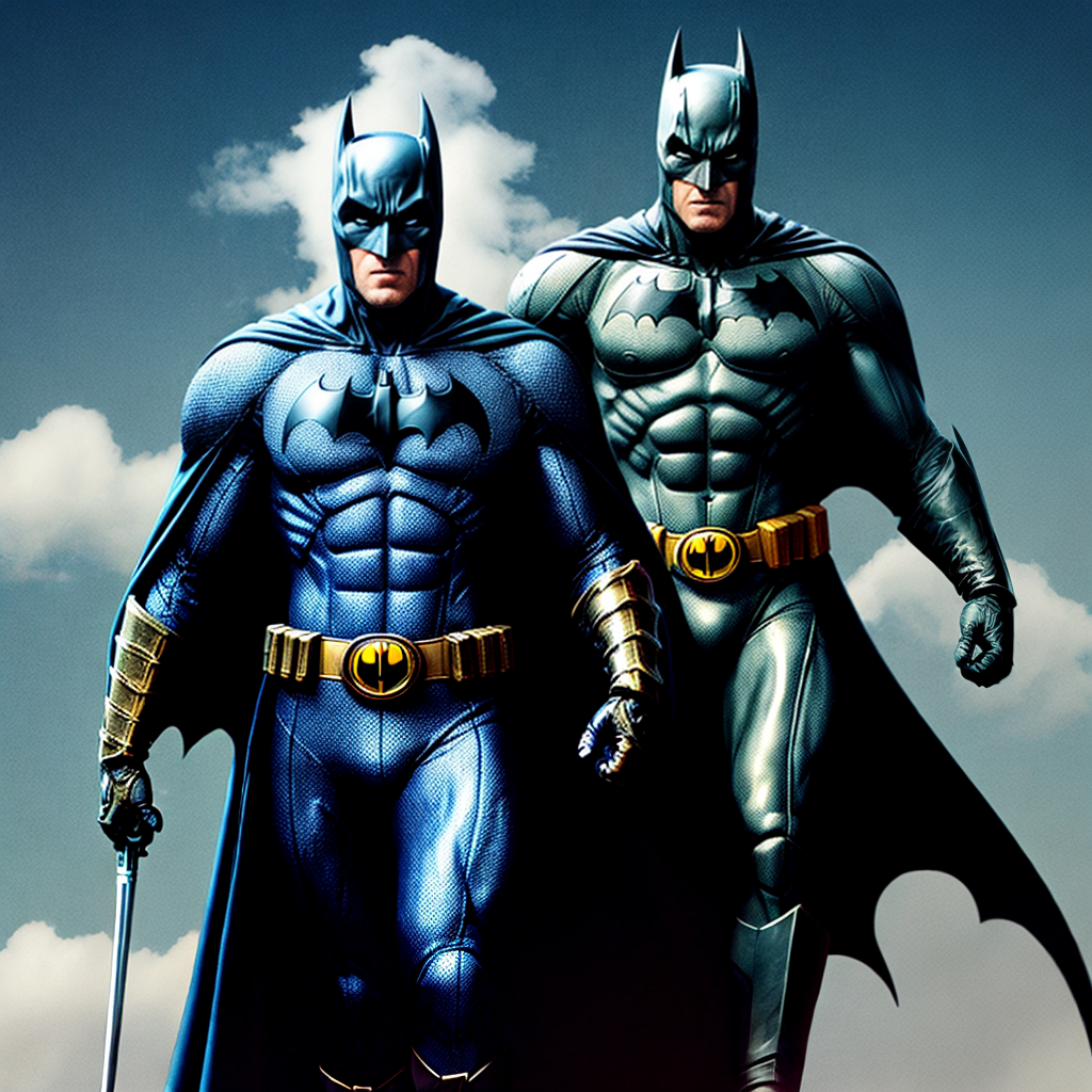 Pope Francis meets Batman in Gotham city