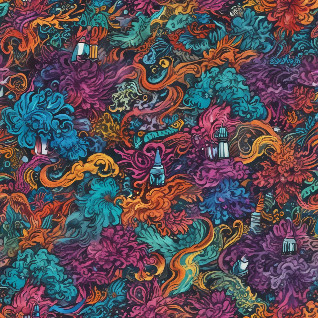 vape artwork Colorful