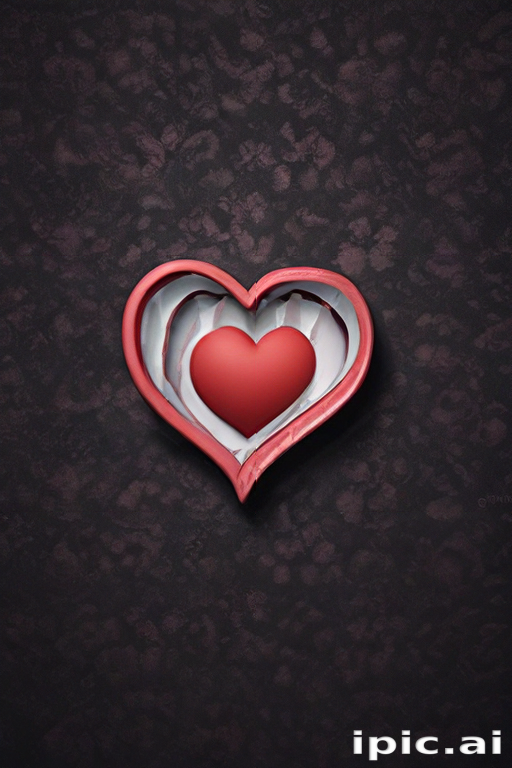 Intricate Heart Design Revealing Layers of Love and Emotion Inside