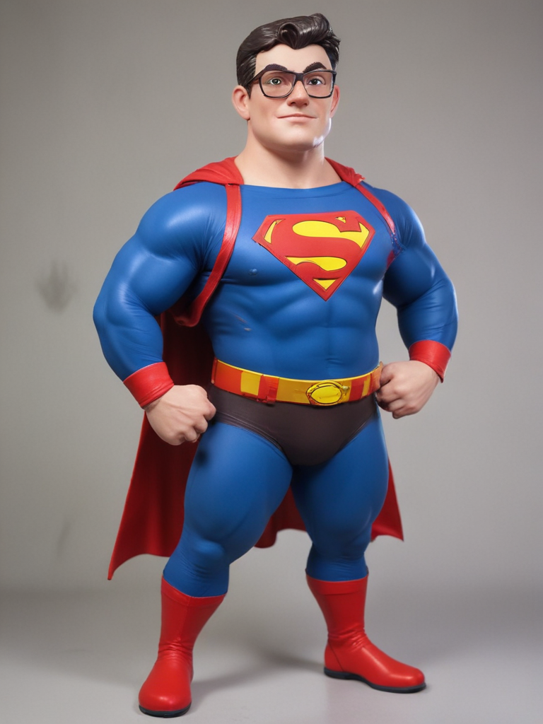 Realistic chubby college nerd wrestler guy, full body, realistic ...