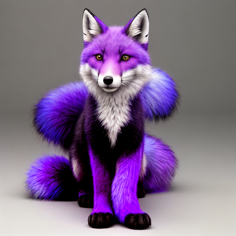 purple fox