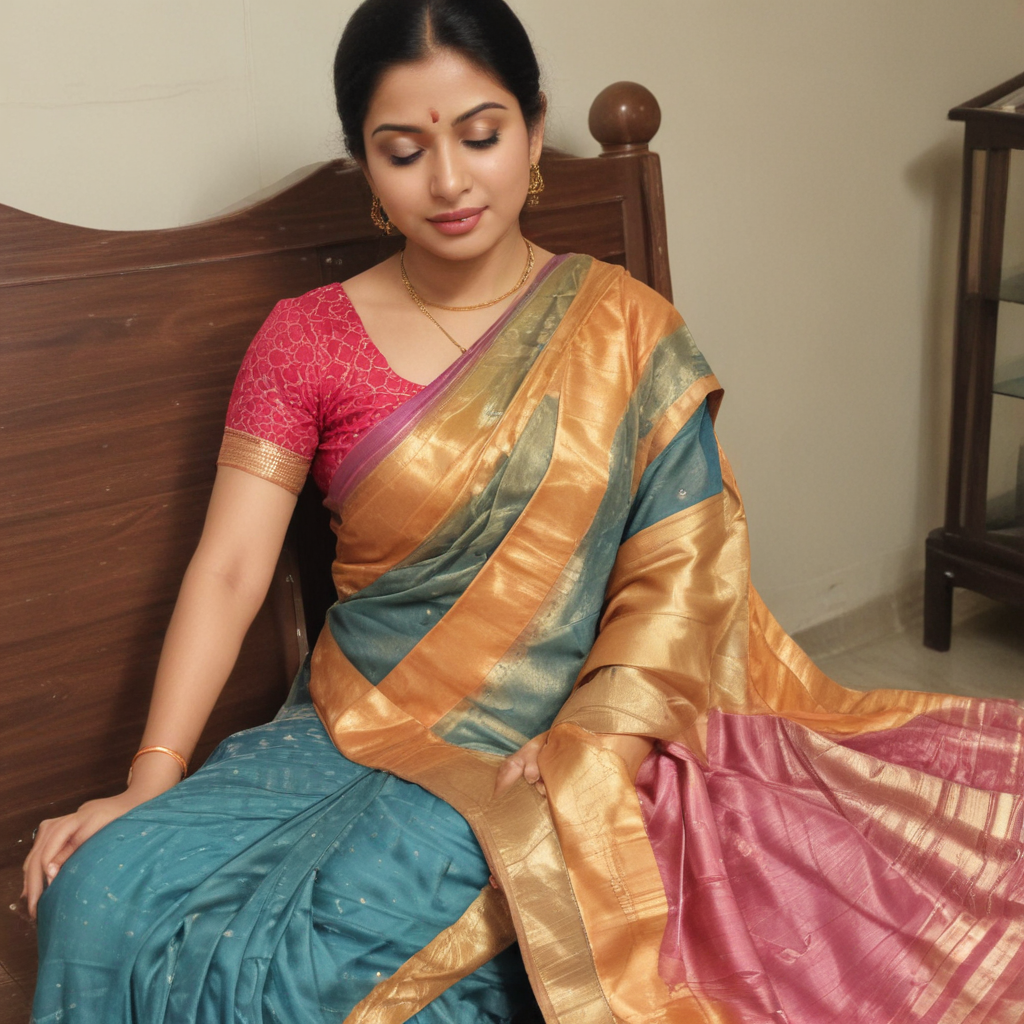 saree kerala aunty sleeping