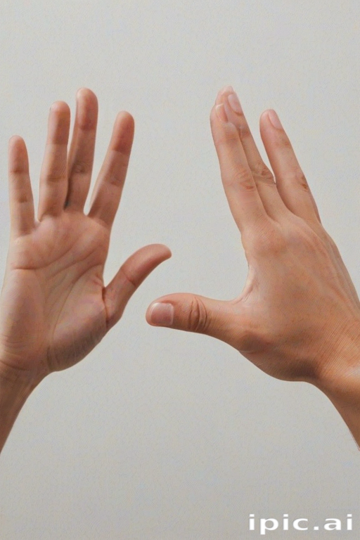 Two Hands Reaching Out: A Visual Representation of Connection and ...