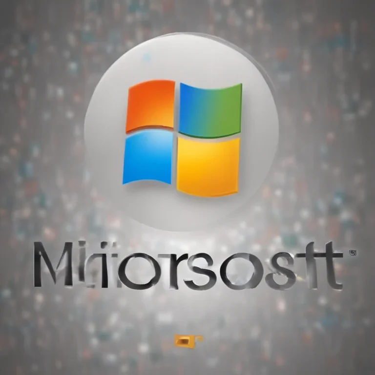 Colorful Windows Logo on a Textured Background with Artistic Flair