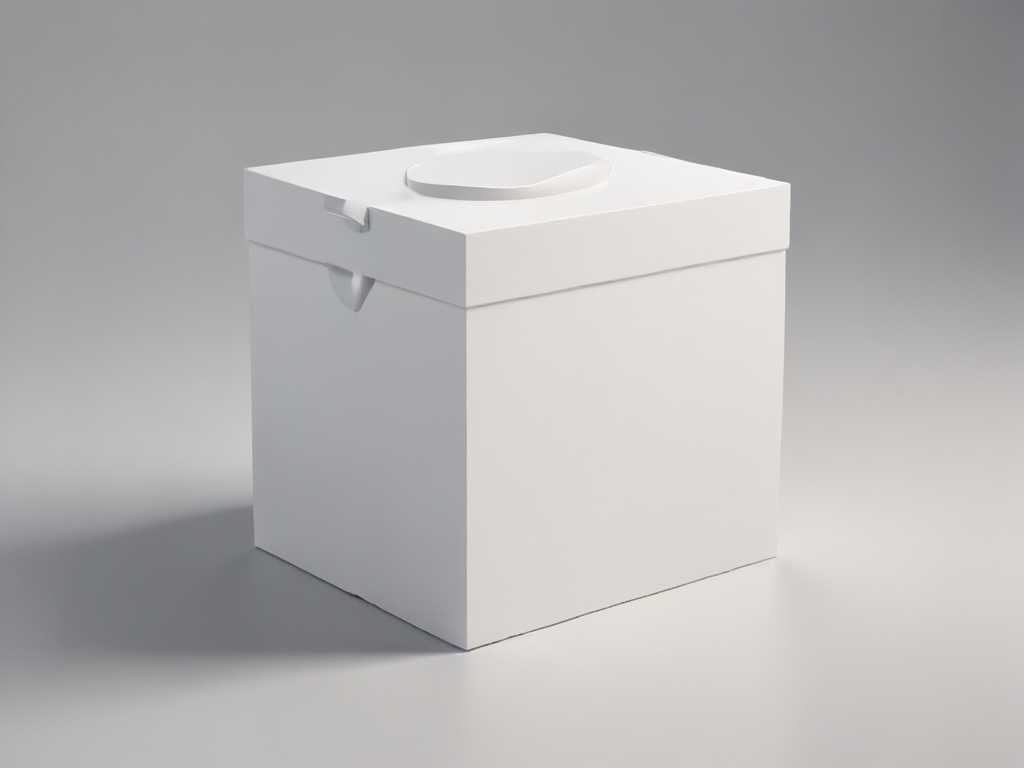 A Simple White Box with a Slot on Top for Various Uses.