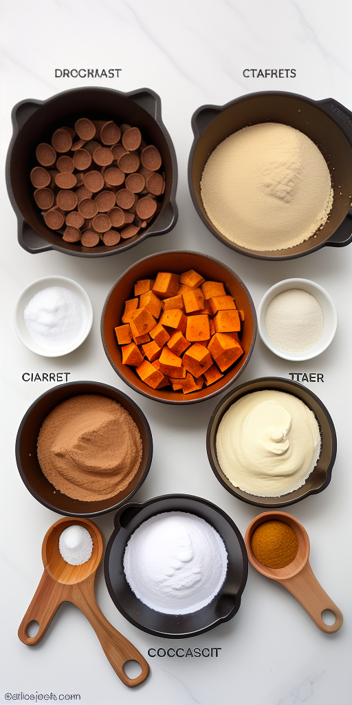Colorful Ingredients Arranged for a Delicious Dessert Recipe Preparation