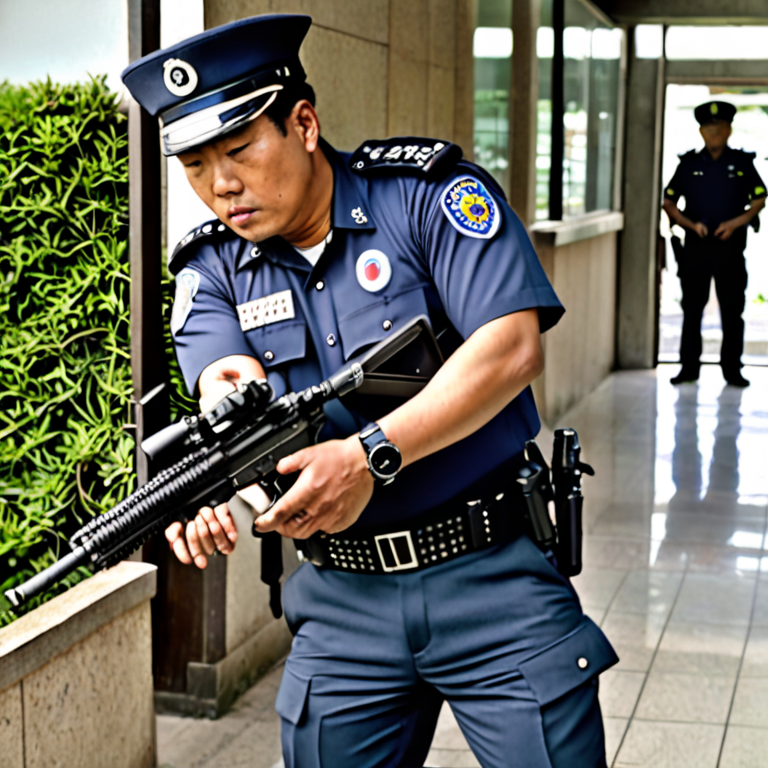 South Korean cops learned a new thing in the police academy about a new ...