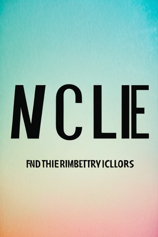the name nicole in a crazy font and many colours