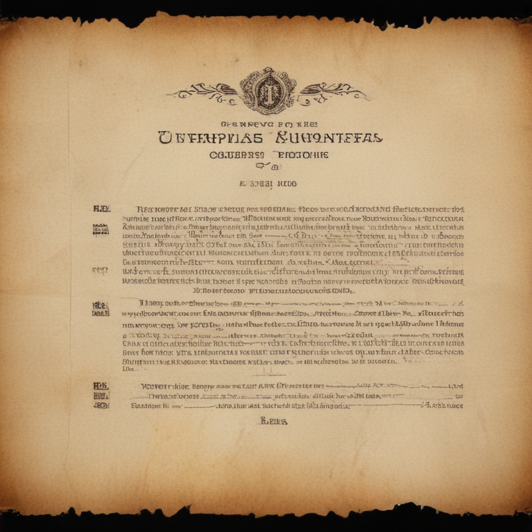 Historical Document Featuring Elaborate Text and Decorative Header Elements