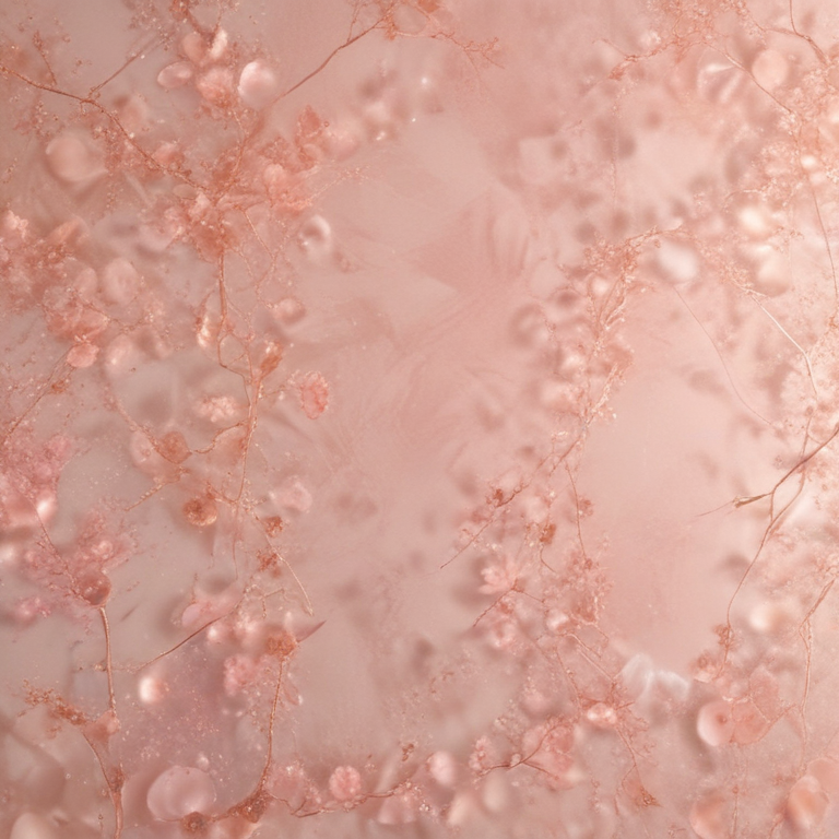 Delicate Floral Patterns with Soft Pink Background and Subtle Sparkling ...