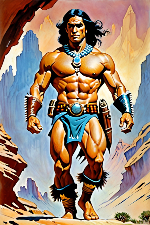 John Carter Frank Frazetta painting