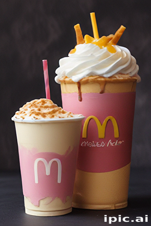 Delicious McDonald's Milkshakes: A Tempting Duo of Sweet Treats to Enjoy!