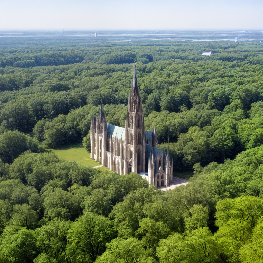 Image of a German Cathedral taken from outside