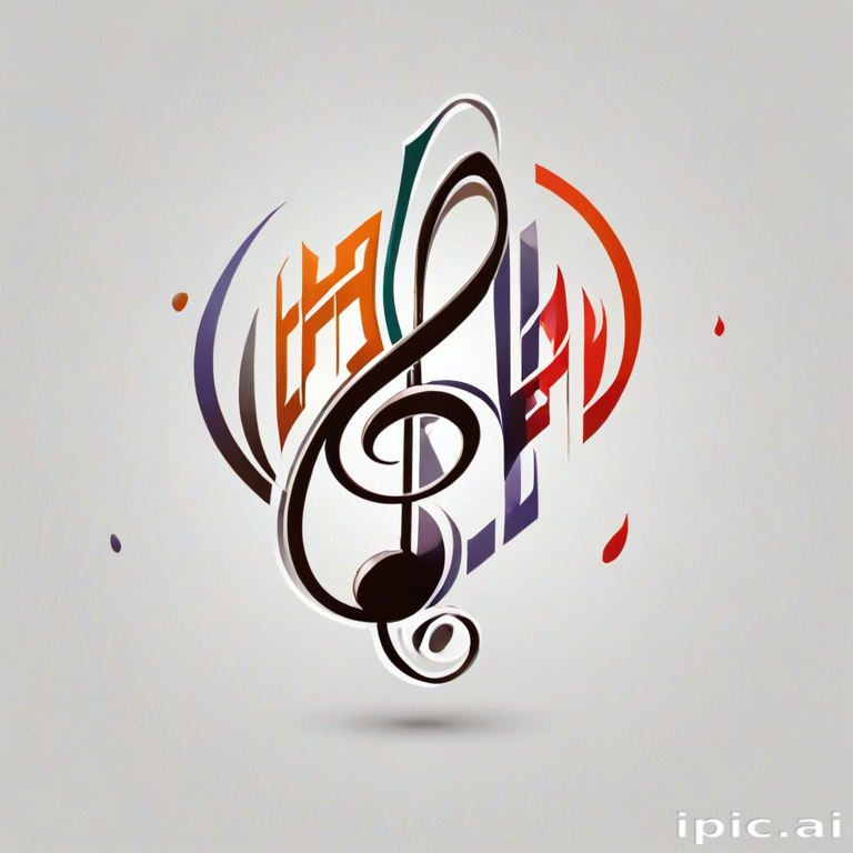 Colorful Musical Notes and Symbols Celebrating the Joy of Music Creation
