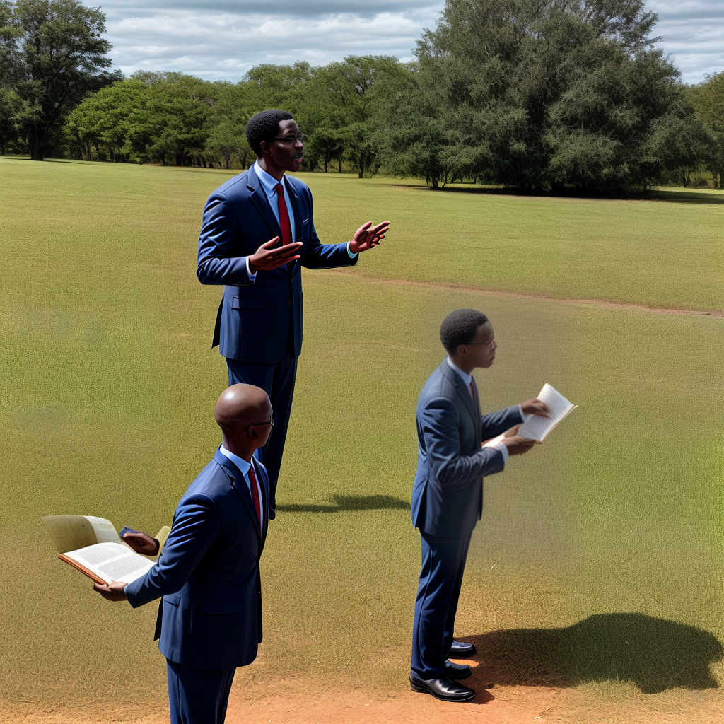 a jehovah witness preaching