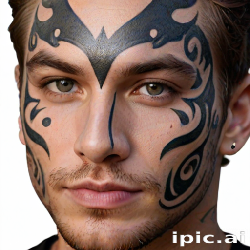 face tattoo png