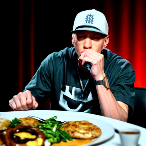 eminem eating