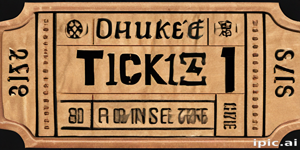 Vintage Ticket Design Featuring Intricate Patterns and Unique ...