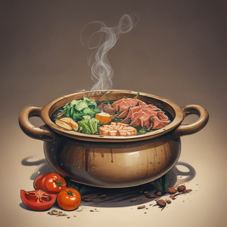 travel related drawing in hotpot art style