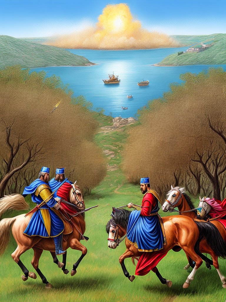 Turks vs Byzantine War