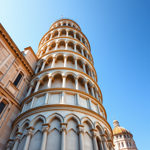 The Leaning Tower of Pisa Surrounded by Stunning Architectural Beauty