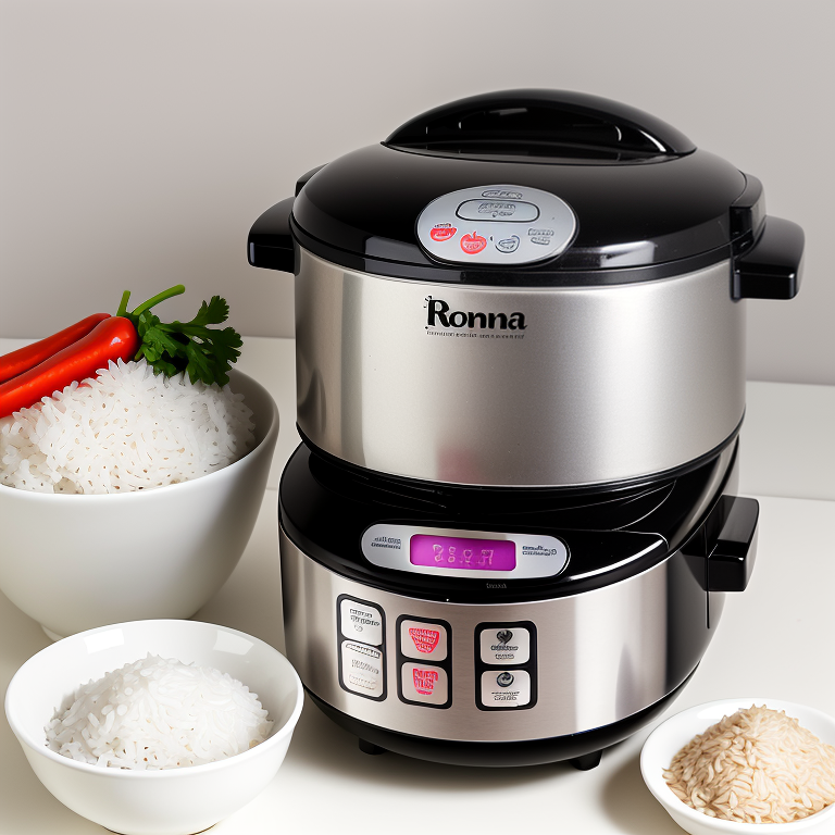 Modern Rice Cooker with Steamer Featuring Easy Controls and Stylish Design