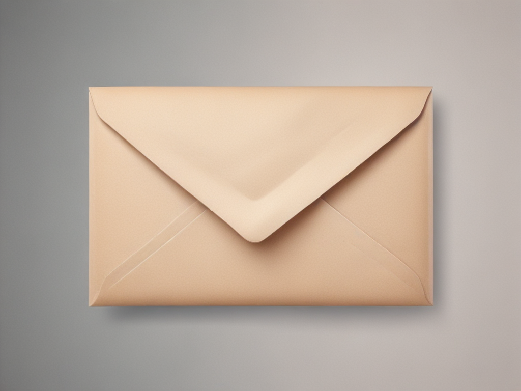 A Simple, Elegant Envelope Ready to Deliver Important News or Letters.