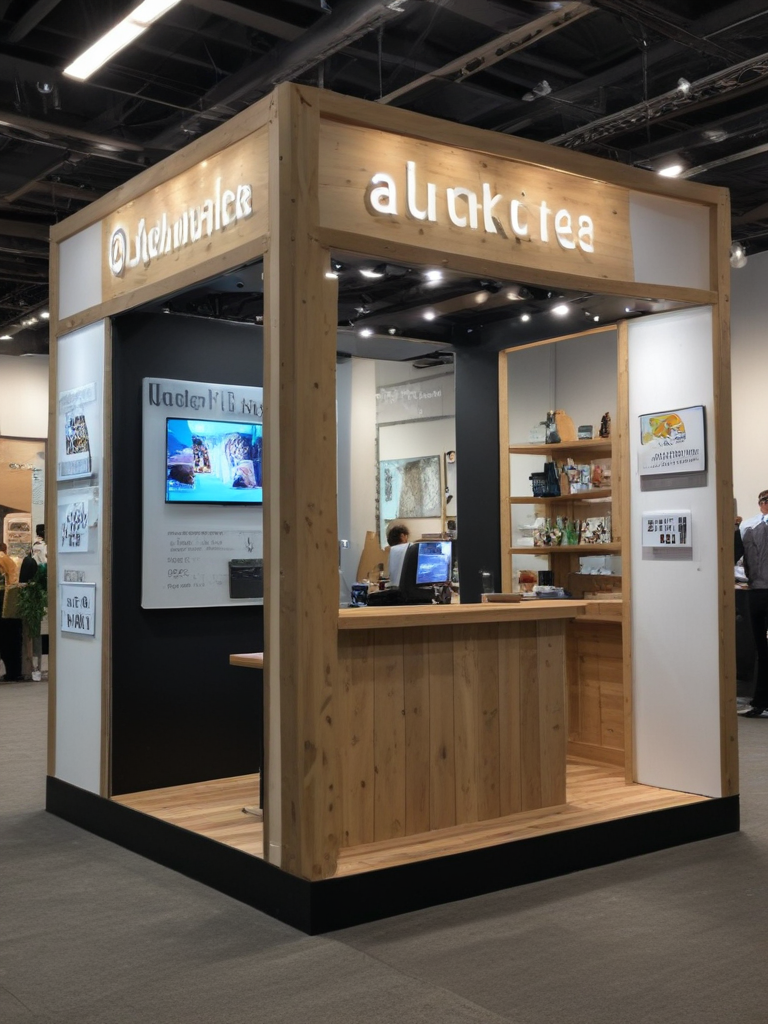 Interesting and fun booth design