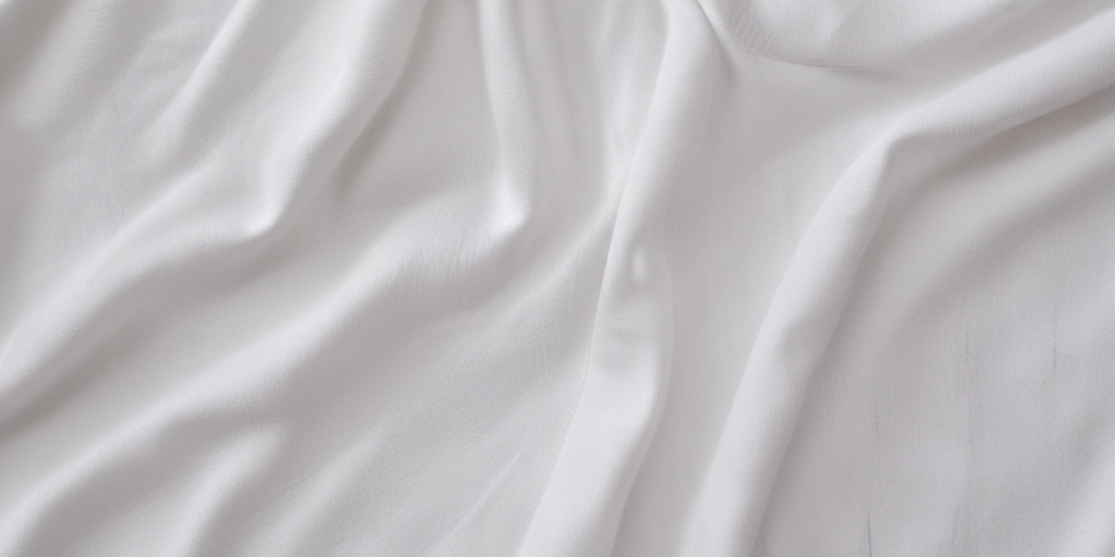 Soft and Flowing White Fabric with Gentle Creases and Draped Texture